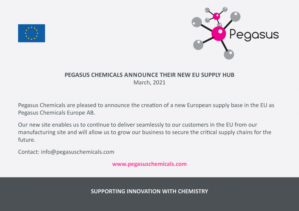 News and events - Pegasus Chemicals